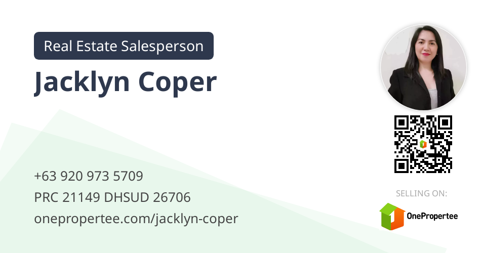 Jacklyn Coper - Real Estate Salesperson Selling on OnePropertee