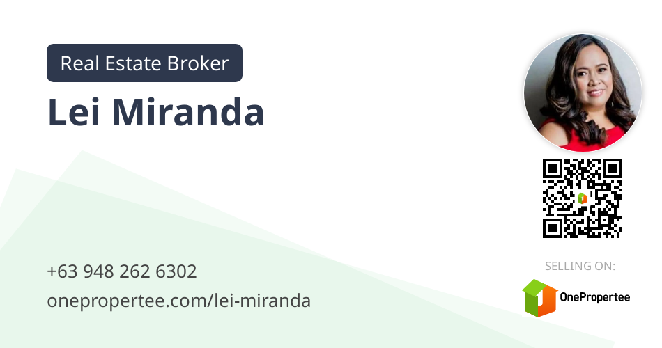 Lei Miranda - Real Estate Broker Selling on OnePropertee