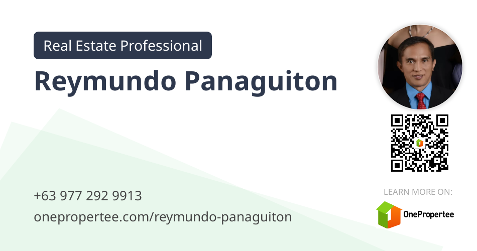 Reymundo Panaguiton - Real Estate Professional Selling on OnePropertee