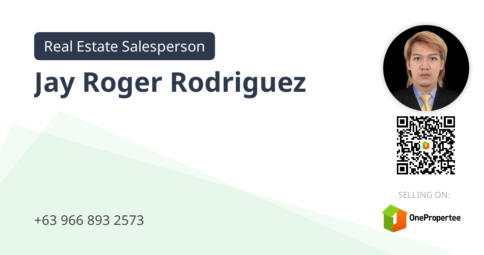 Jay Roger Rodriguez - Real Estate Salesperson Selling on OnePropertee