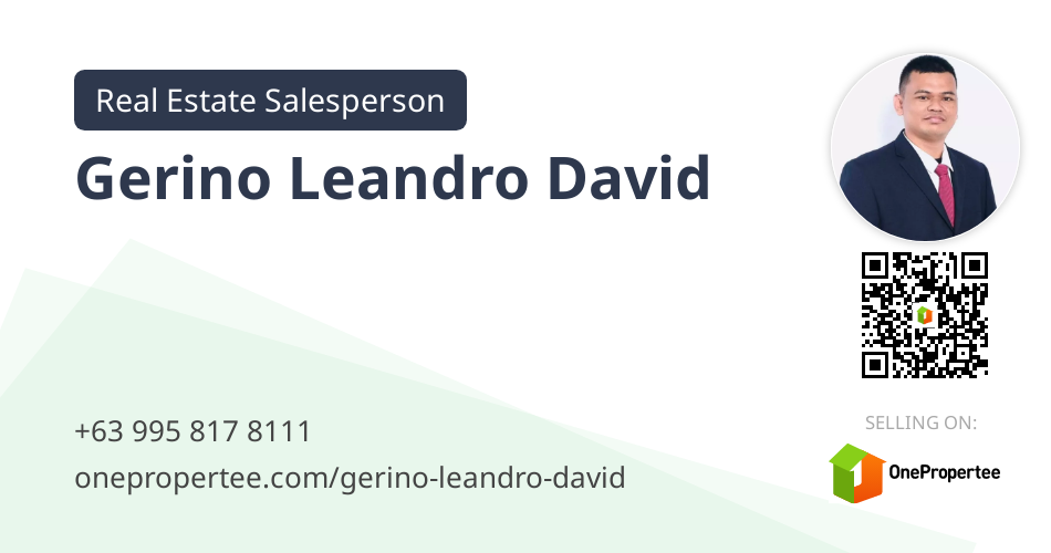 Gerino Leandro David - Real Estate Salesperson Selling on OnePropertee