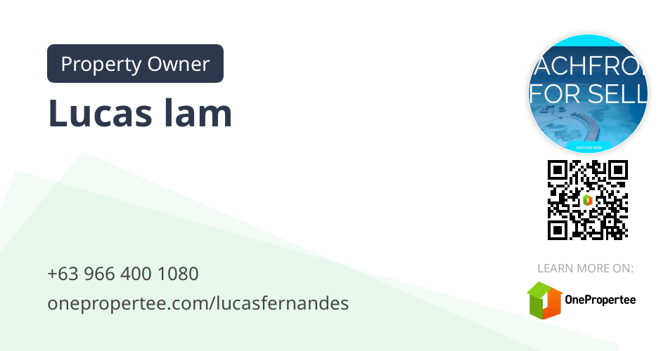 Lucas lam - Real Estate Property Owner Selling on OnePropertee