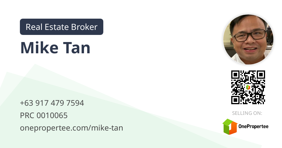 Mike Tan - Real Estate Broker Selling on OnePropertee