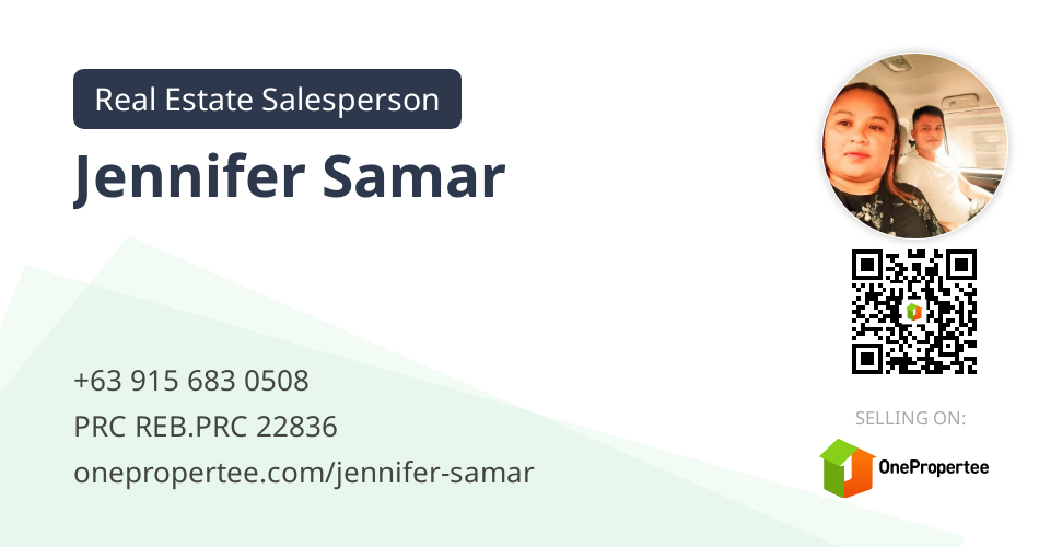 Jennifer Samar - Real Estate Salesperson Selling on OnePropertee