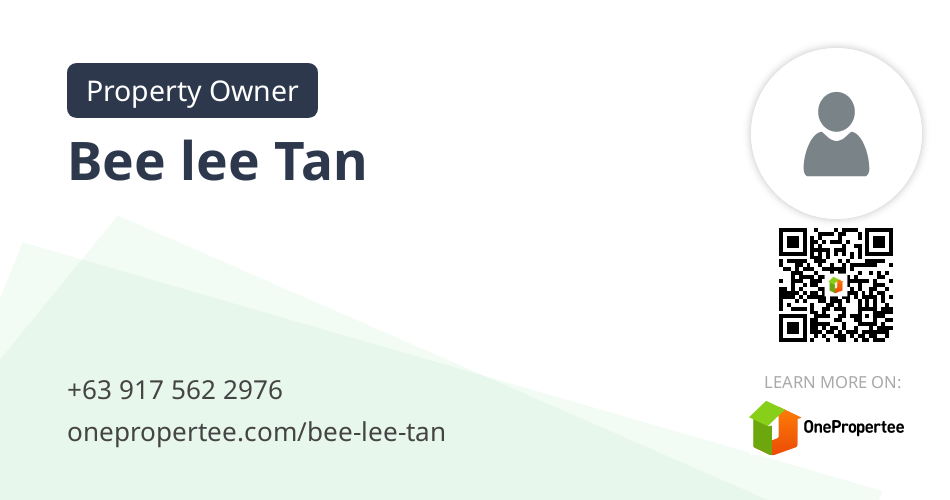 Bee lee Tan - Real Estate Property Owner Selling on OnePropertee