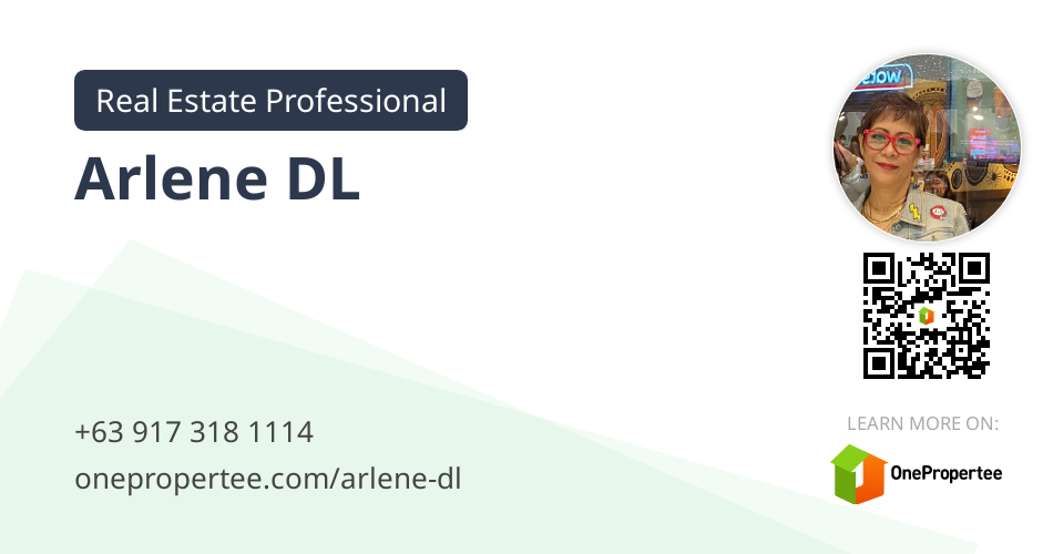 Arlene DL - Real Estate Professional Selling on OnePropertee