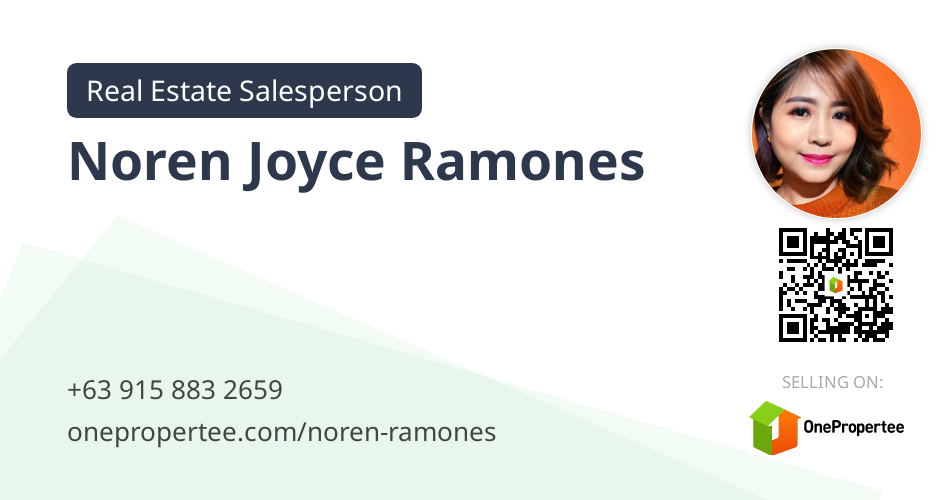 Noren Joyce Ramones - Real Estate Salesperson Selling on OnePropertee