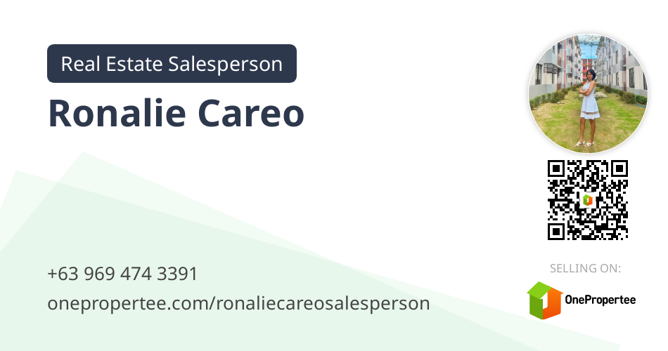 Ronalie Careo - Real Estate Salesperson Selling on OnePropertee