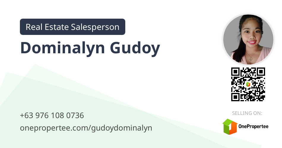 Dominalyn Gudoy - Real Estate Salesperson Selling on OnePropertee