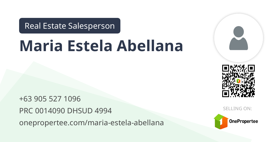 Maria Estela Abellana - Real Estate Salesperson Selling on OnePropertee
