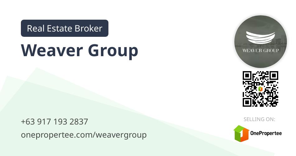 Weaver Group - Real Estate Broker Selling on OnePropertee