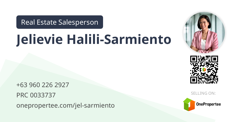 Jelievie Halili-Sarmiento - Real Estate Salesperson Selling on OnePropertee