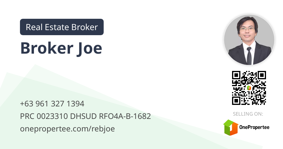 Broker Joe - Real Estate Broker Selling on OnePropertee