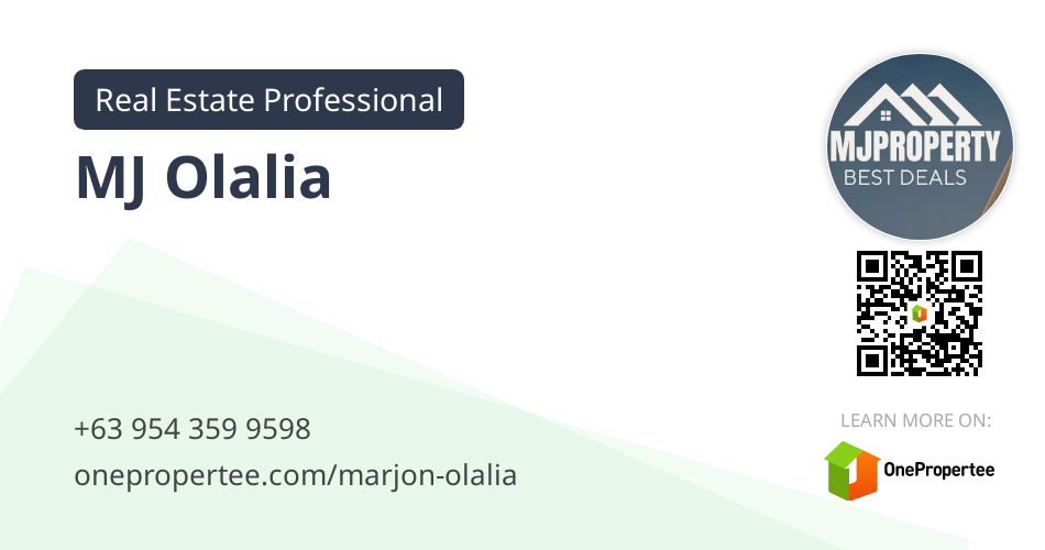 MJ Olalia - Real Estate Professional Selling on OnePropertee