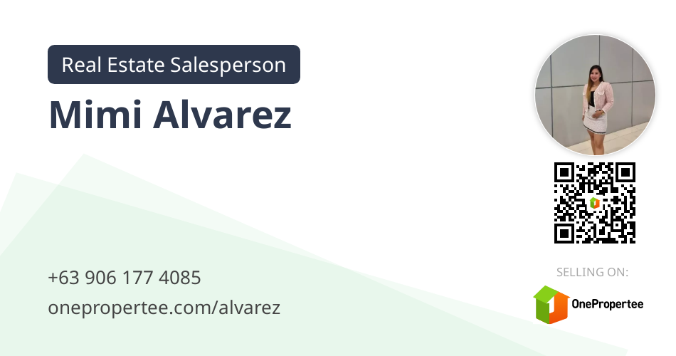 Mimi Alvarez - Real Estate Salesperson Selling on OnePropertee