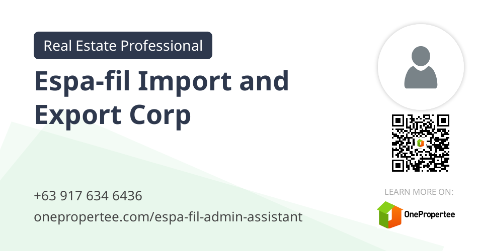 Espa-fil Import and Export Corp - Real Estate Professional Selling on ...