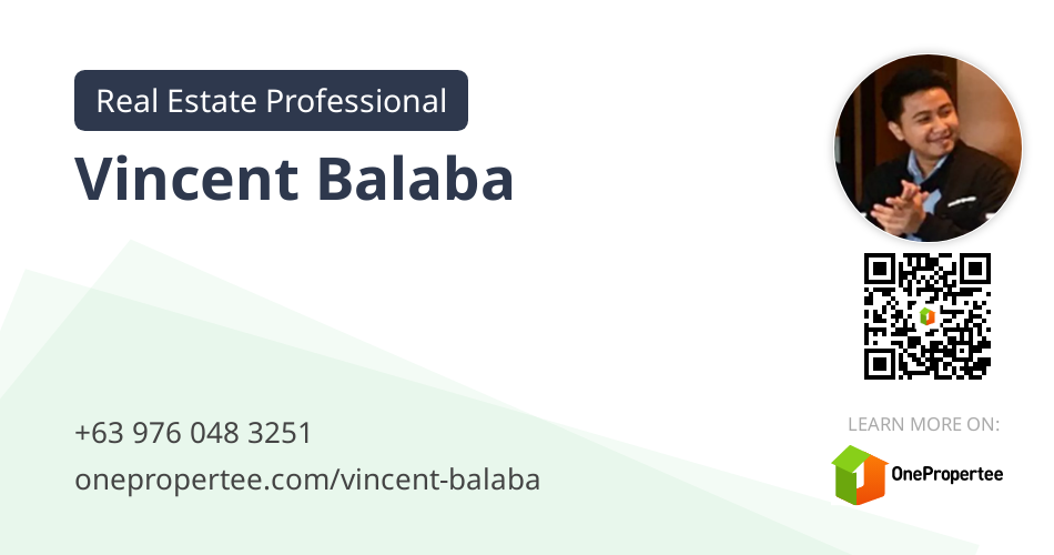 Vincent Balaba - Real Estate Professional Selling on OnePropertee
