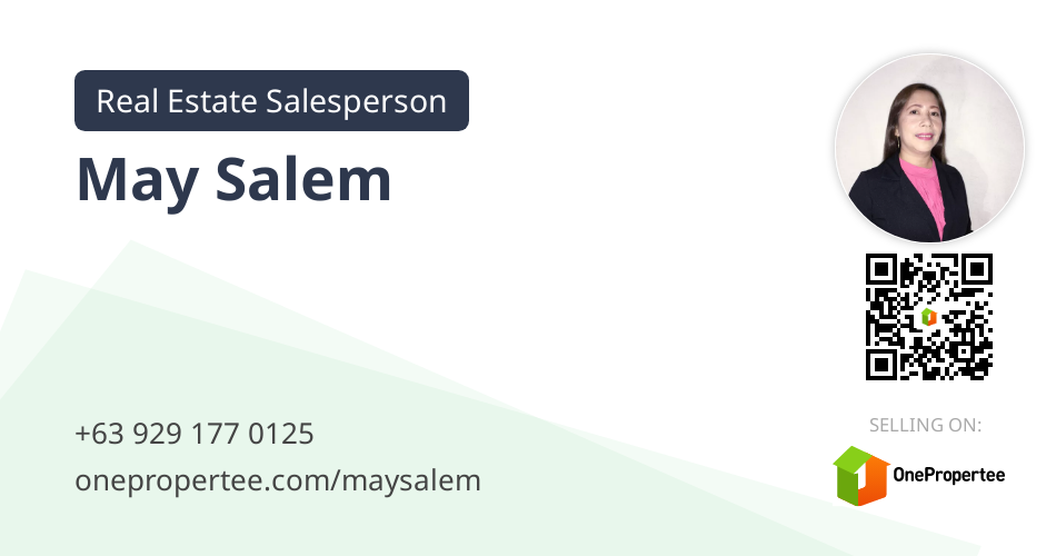 May Salem - Real Estate Salesperson Selling on OnePropertee