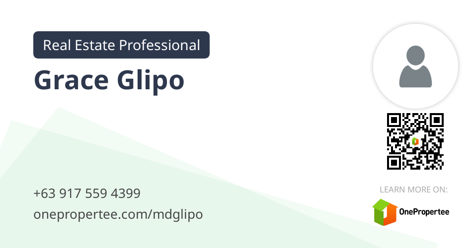 Grace Glipo - Real Estate Professional Selling on OnePropertee