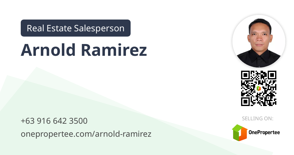 Arnold Ramirez - Real Estate Salesperson Selling on OnePropertee