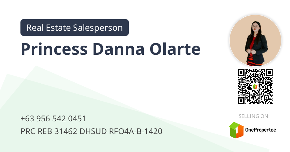 Princess Danna Olarte - Real Estate Salesperson Selling on OnePropertee