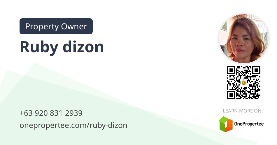 Ruby dizon - Real Estate Property Owner Selling on OnePropertee