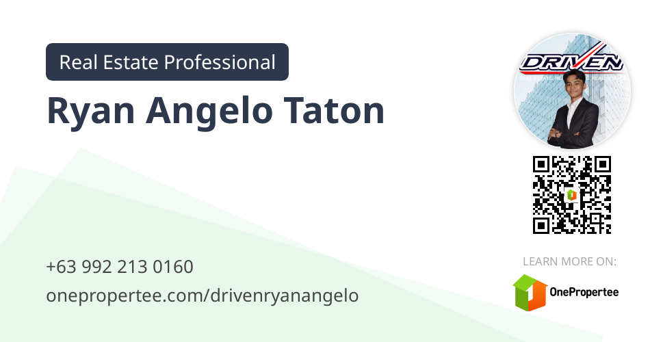 Ryan Angelo Taton - Real Estate Professional Selling on OnePropertee