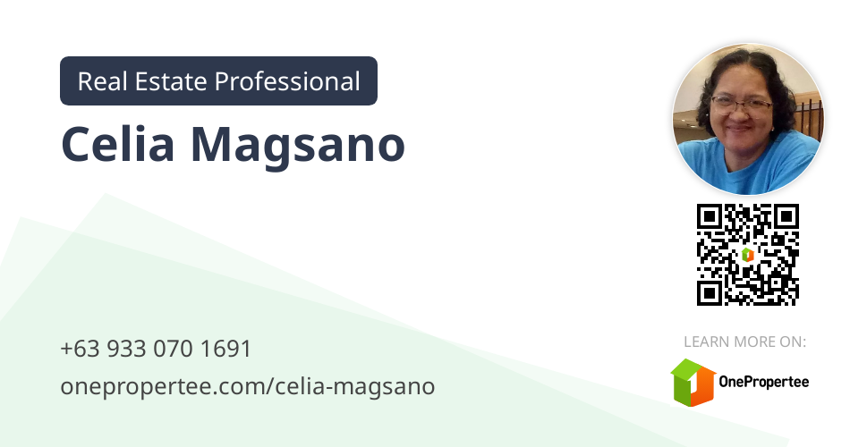 Celia Magsano - Real Estate Professional Selling on OnePropertee