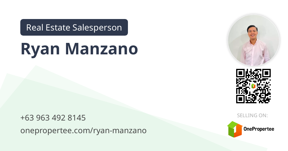 Ryan Manzano - Real Estate Salesperson Selling on OnePropertee