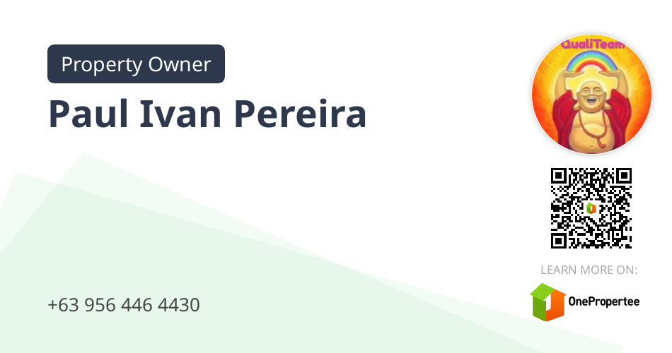 Paul Ivan Pereira - Real Estate Property Owner Selling on OnePropertee