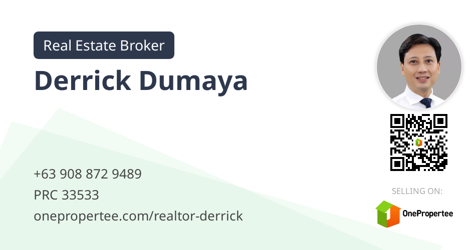 Derrick Dumaya - Real Estate Broker Selling on OnePropertee