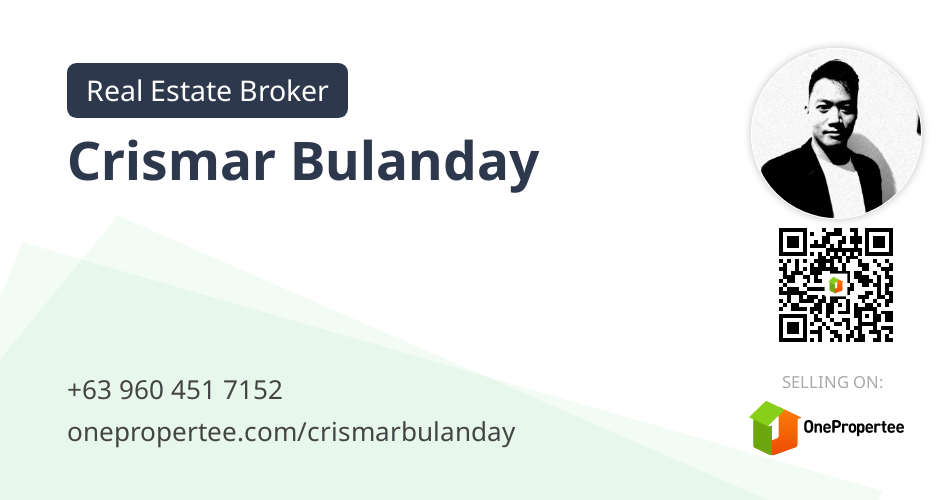 Crismar Bulanday - Real Estate Broker Selling on OnePropertee