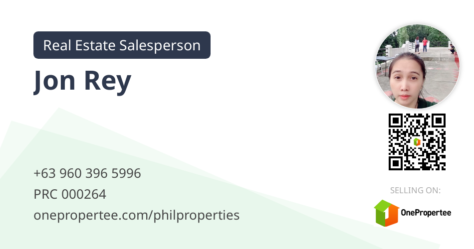 Jon Rey - Real Estate Salesperson Selling on OnePropertee
